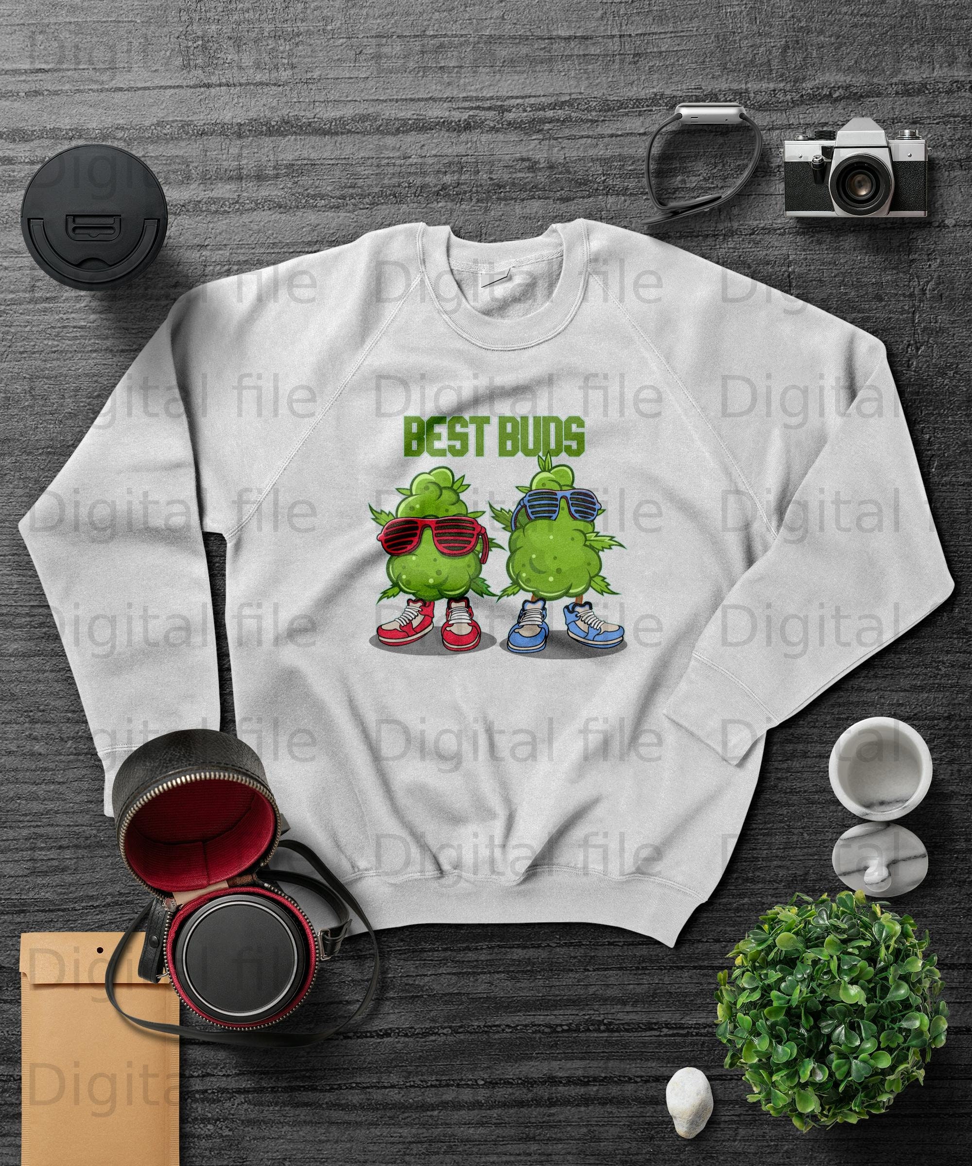 Best Buds Weed Svg, Png. Print File Pot Pothead. Stoner Friends Clipart ...