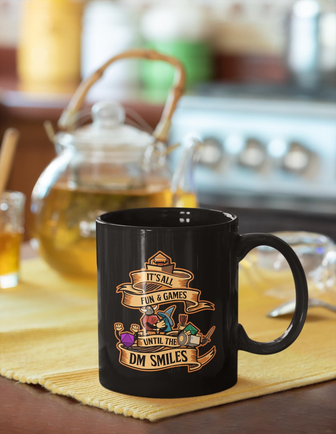 Dungeon Master Mug. Dnd Mug. It's All Fun and Games Until the Dm Smiles ...