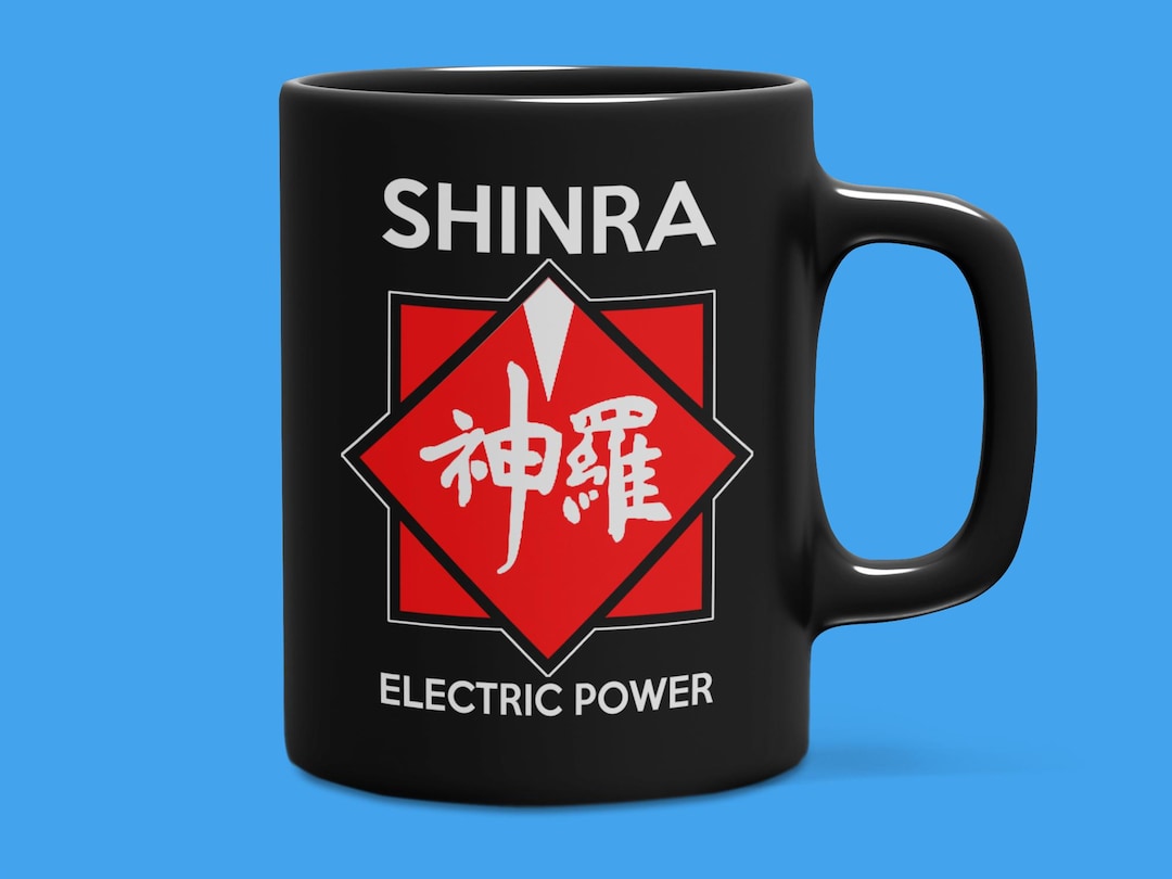 Shinra Electric Power Mug. FF7, Jrpg Fan Mug. Gaming Mug Final Cup Fantasy Game. 11/15 Oz Coffee ...