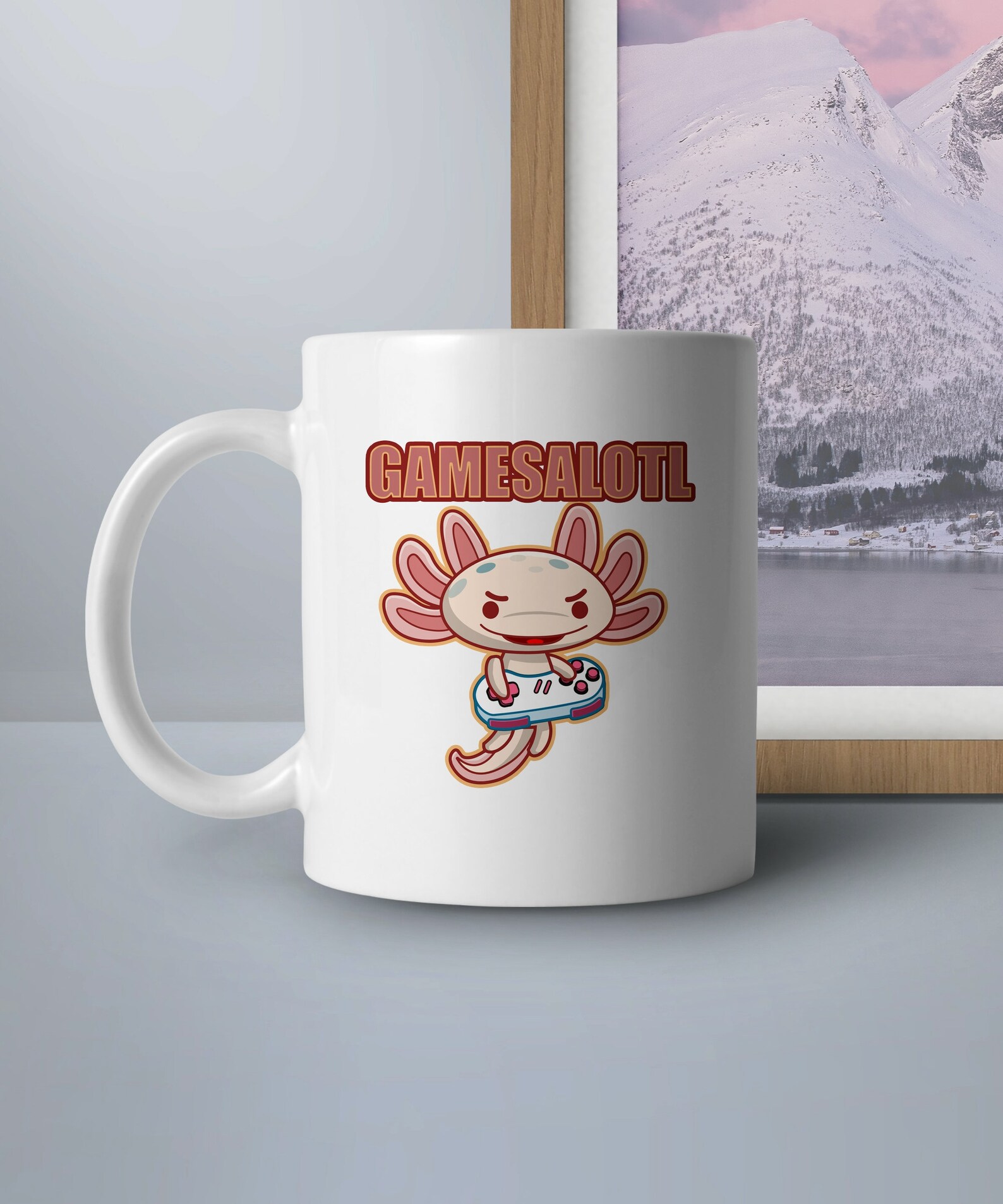 Gamer Axolotl SVG. Gamesalotl Svg, Png, Pdf. Print File for Sublimation ...