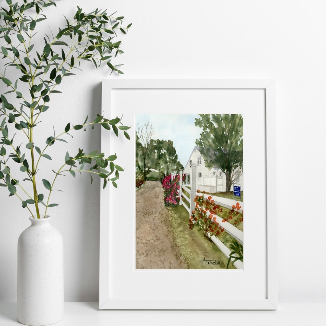 Marginal Way Ogunquit Maine New England - Art Print From Original ...