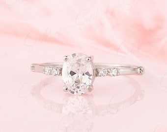 Oval Promise Ring - Etsy