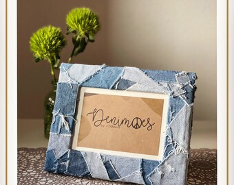 Denim Picture Frame - Etsy