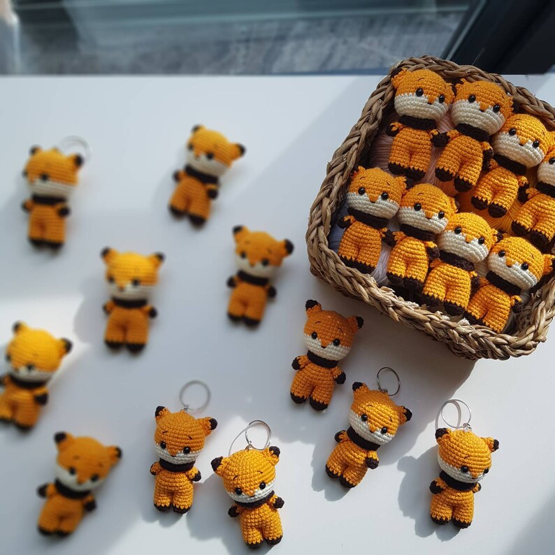 Fox Plush, Fantastic Mr Fox, Fox Stuffed Animal Keychain, Fox Car ...