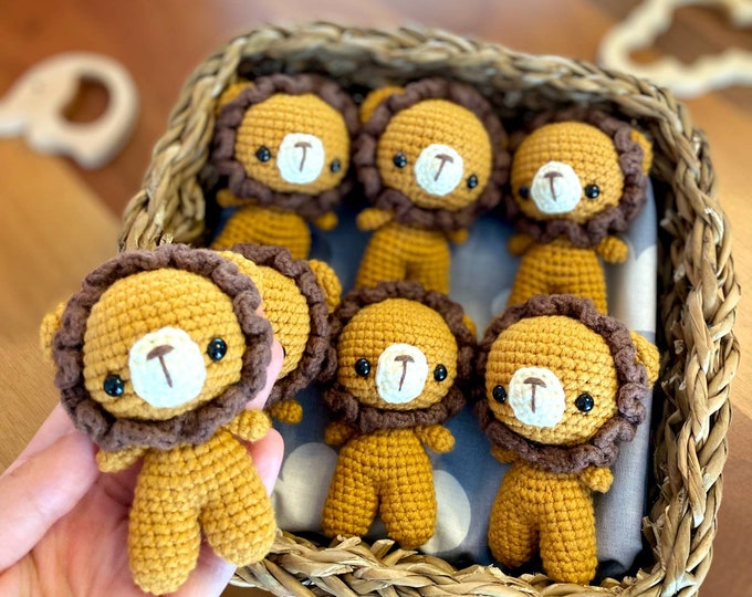 Lion King Baby Shower, Lion Keychain, Lion Carr Mirror Hanging, Crochet ...