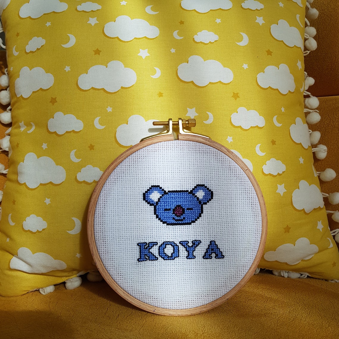 Bt21 Koya Handmade Gift Bt21 Gifts for Friend Embroidery - Etsy