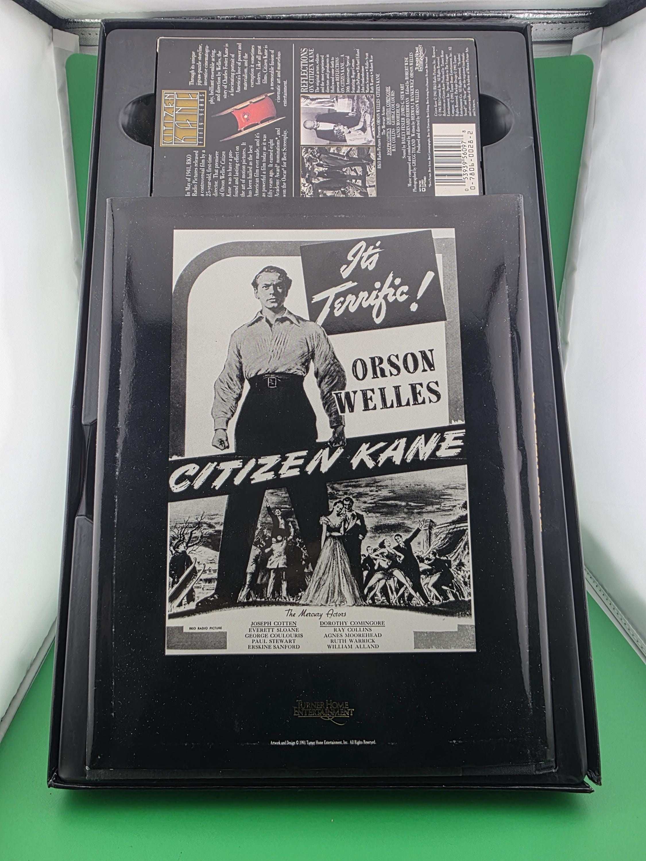 Citizen Kane 50th Anniversary VHS and Book Set: Classic Film ...