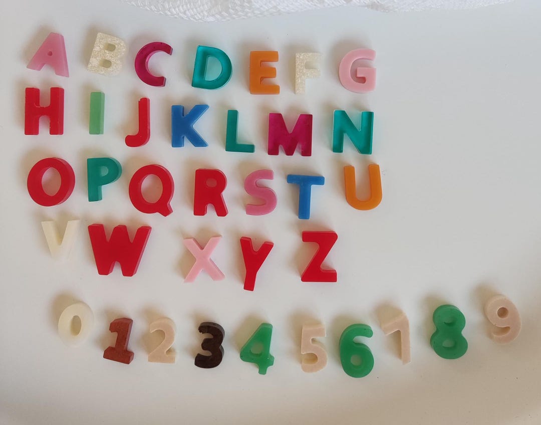 Mini Resin Alphabet Letters, 26 Resin Letters, Resin Alphabet, 10 Resin ...