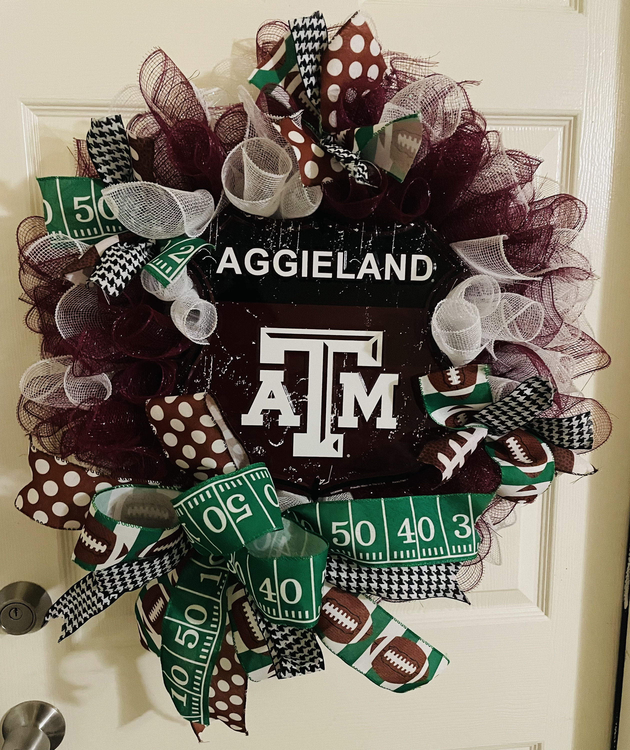 Texas A&M Wreath, Texas Aggies Wreath, Gig ‘em Wreath - Etsy
