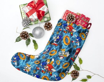 Christmas Stocking Sonic - Etsy