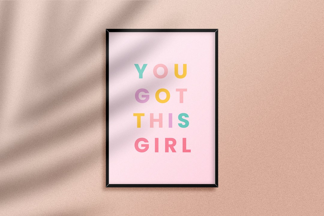 Motivational Poster You Got This - Etsy