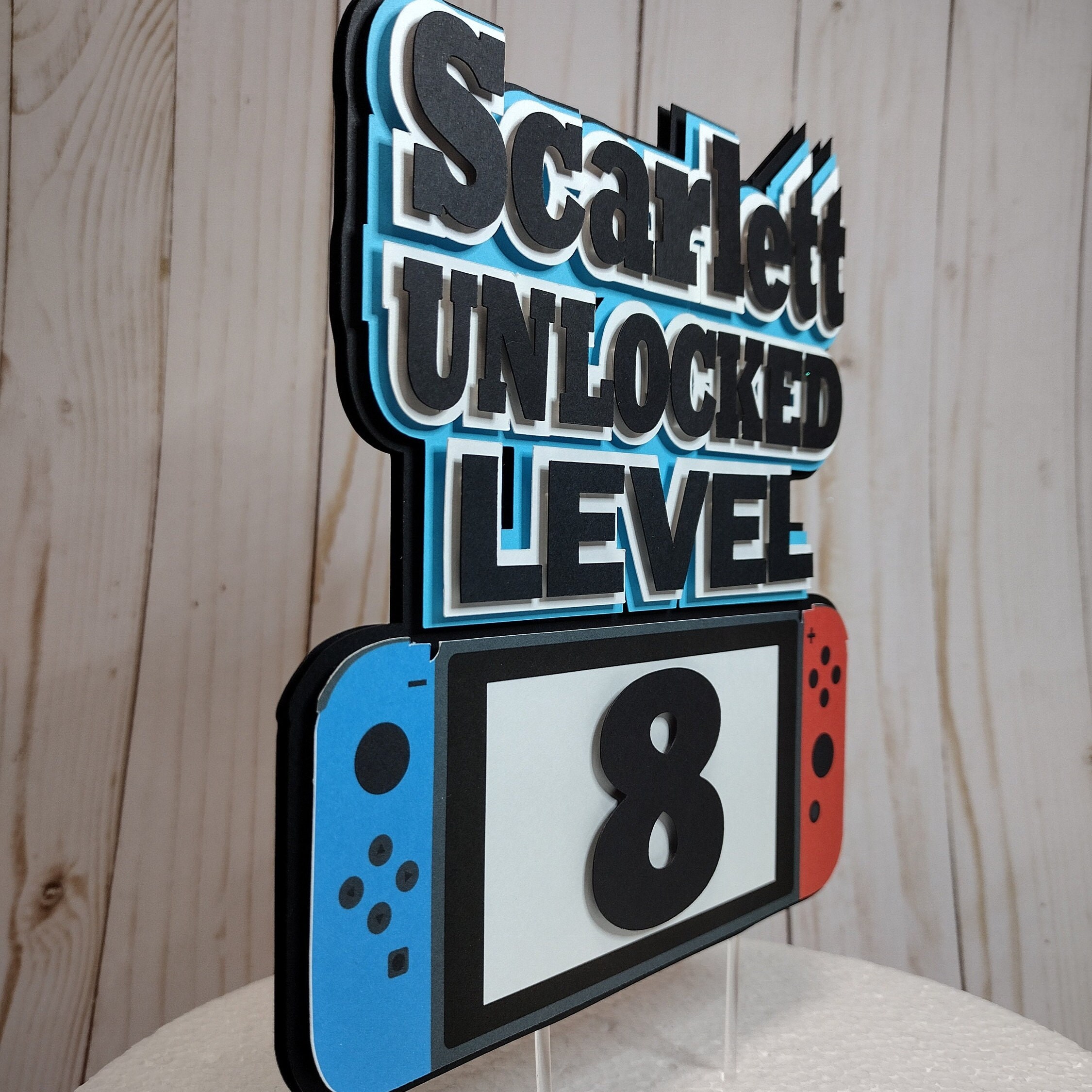 Switch Cake Topper Switch Party Switch Birthday Game Party - Etsy