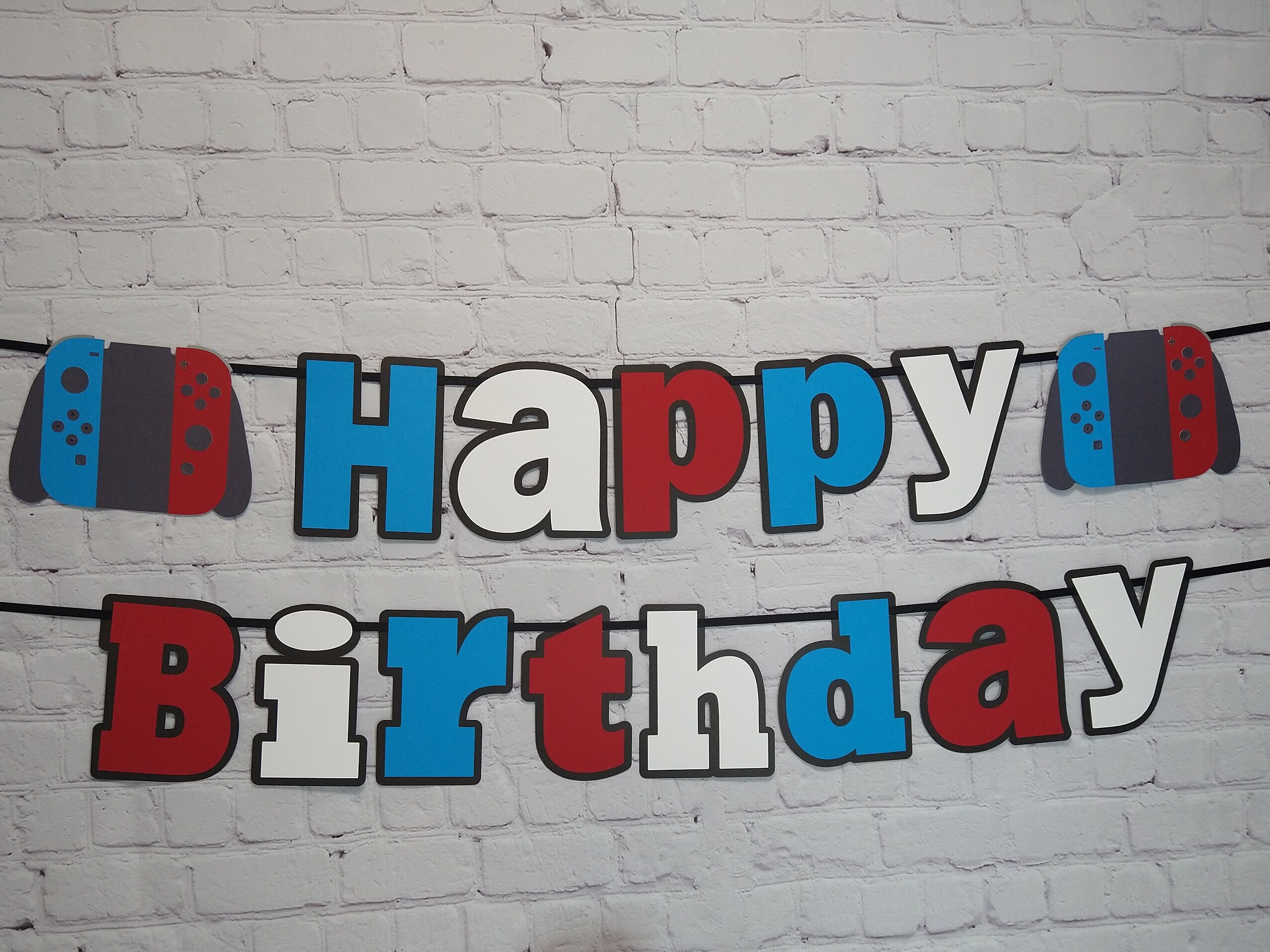 Switch Banner Switch Party Switch Decor Switch Birthday - Etsy