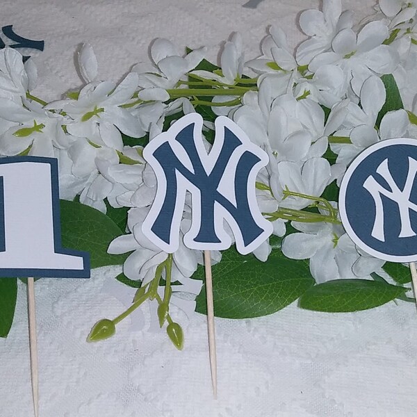 Yankee Cupcake Toppers - Etsy