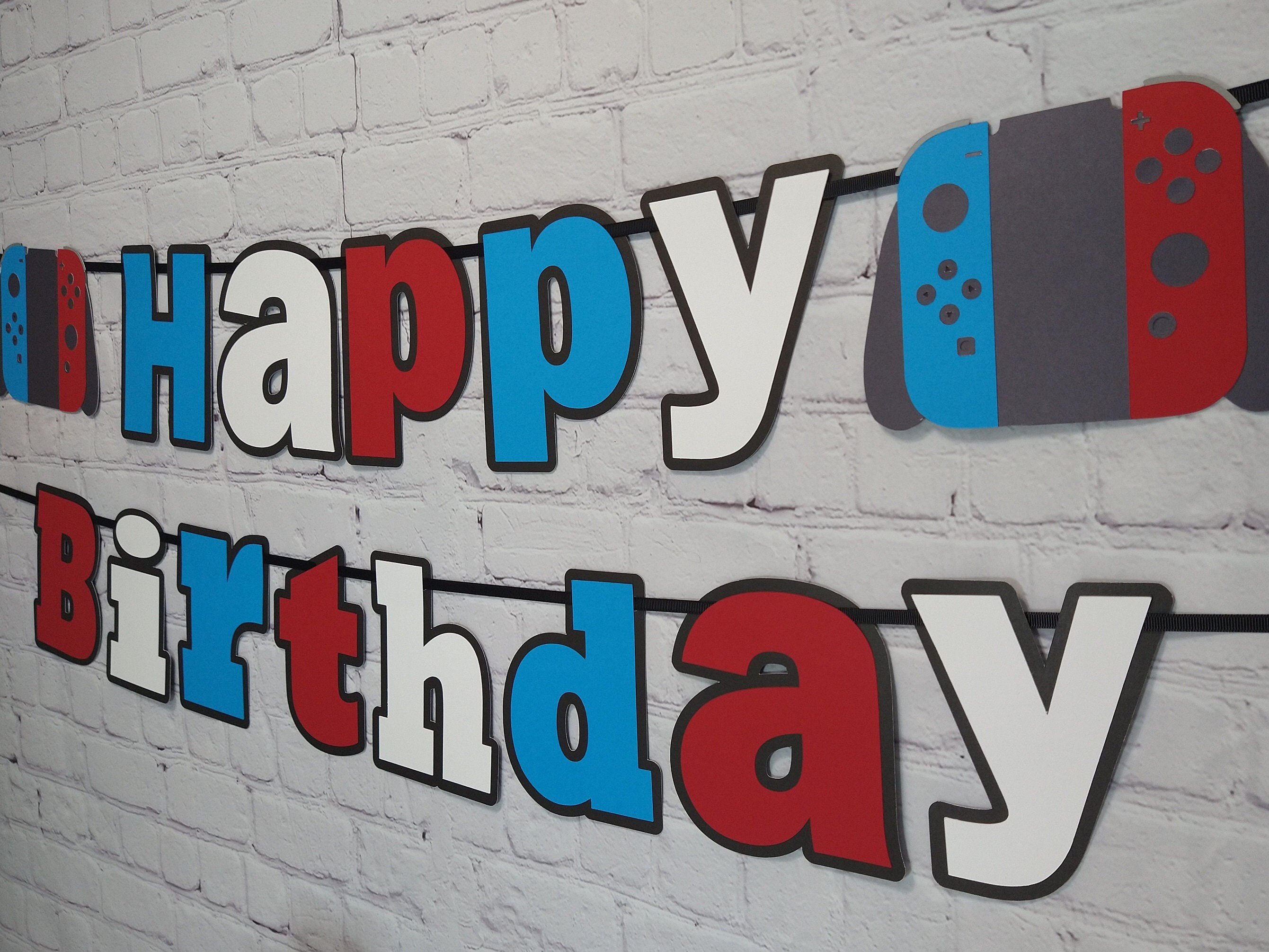 Switch Banner Switch Party Switch Decor Switch Birthday - Etsy
