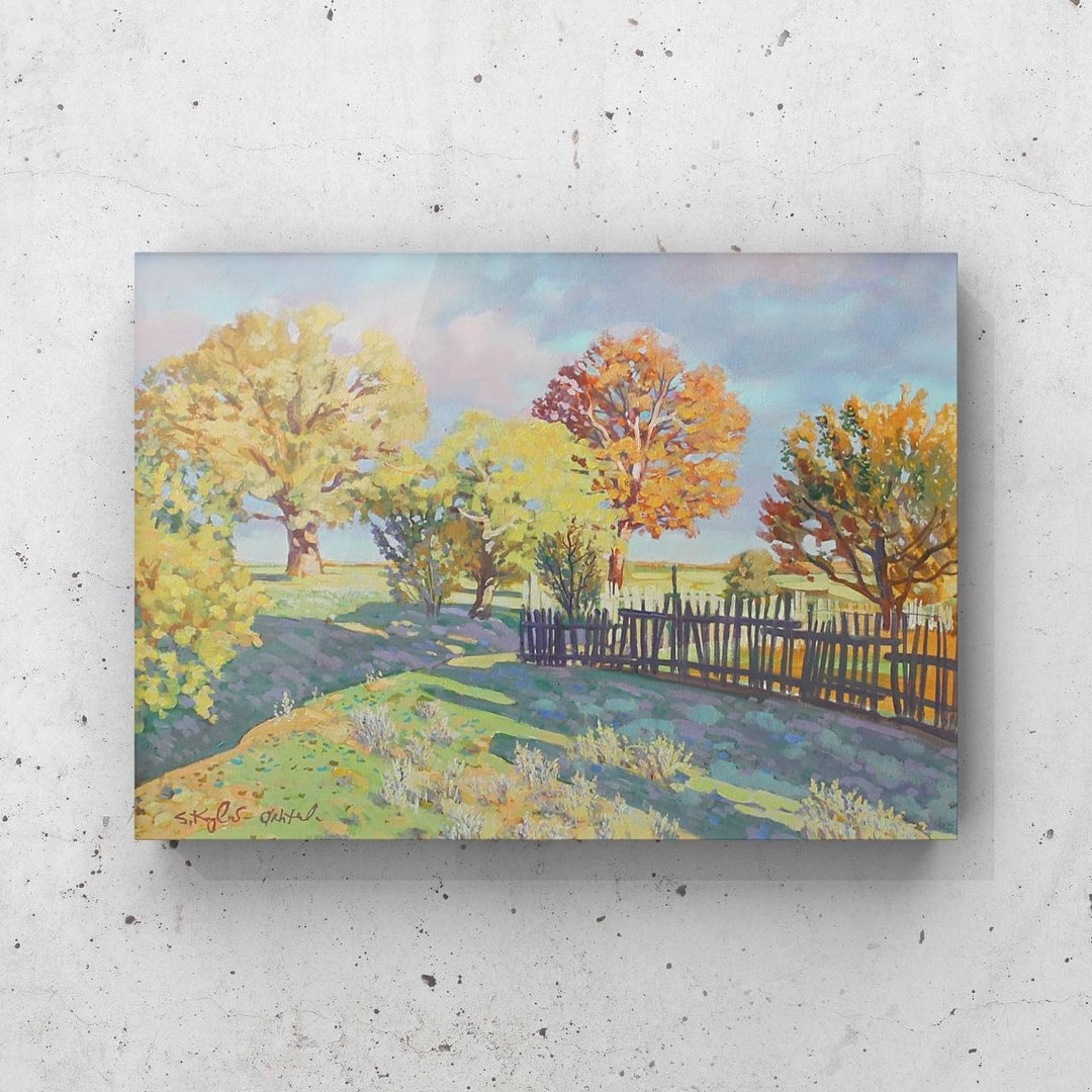 Fall Nature Forest Canvas Poster Landscape Poster Nature Poster Canvas ...