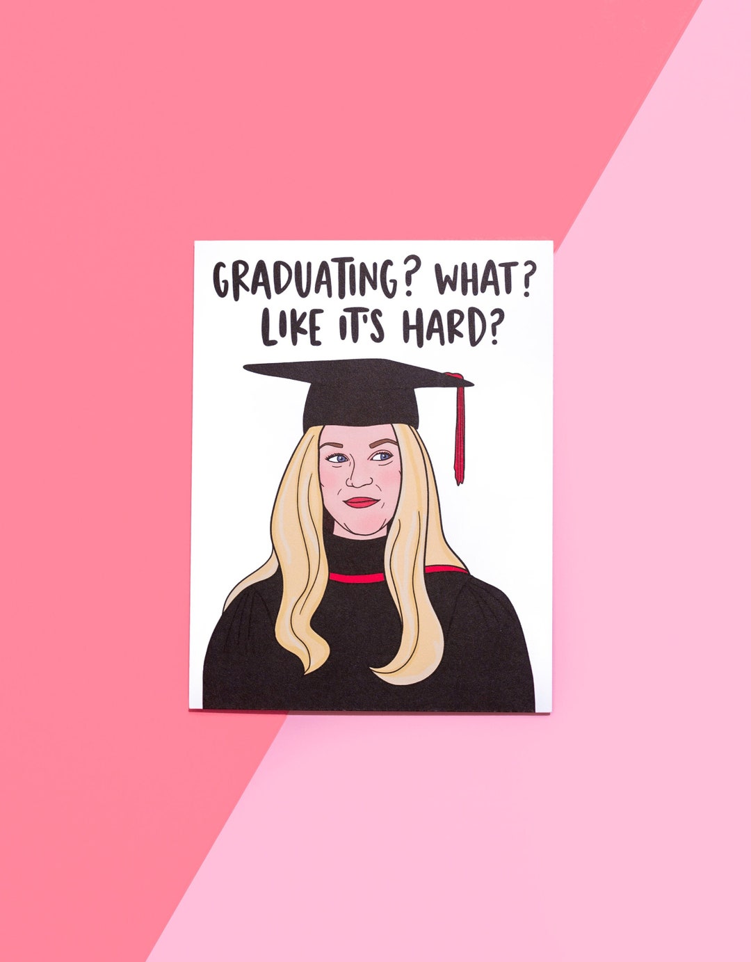 Graduation Card Elle Woods Legally Blonde - Etsy
