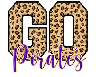 Go Pirates PNG Sports Mom Team Spirit, Digital Download, Sublimation ...