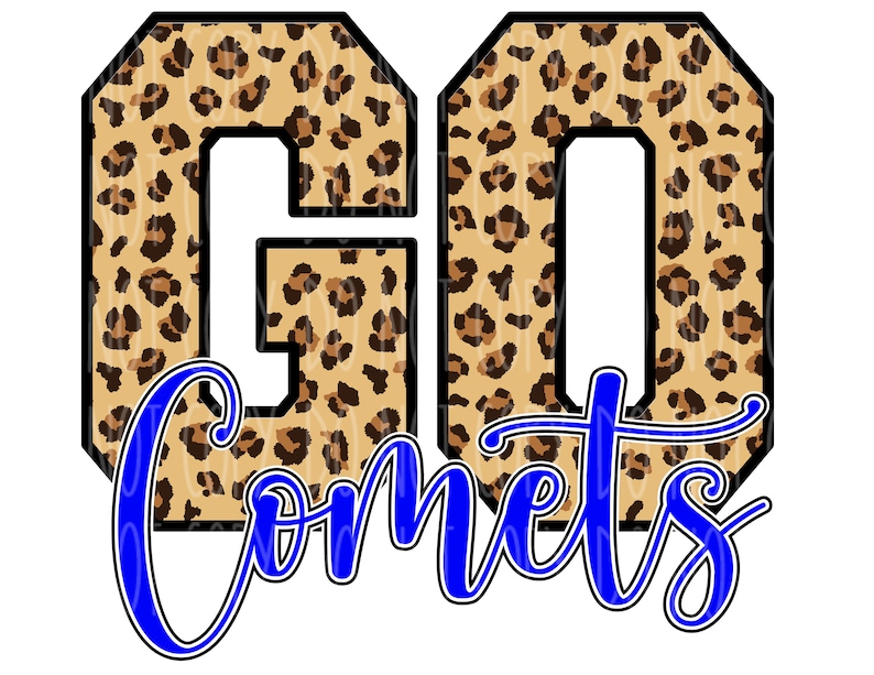 Go Comets PNG | Sports Team Design | Team Mascot | Digital Download - Etsy