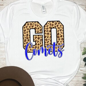 Go Comets PNG | Sports Team Design | Team Mascot | Digital Download - Etsy