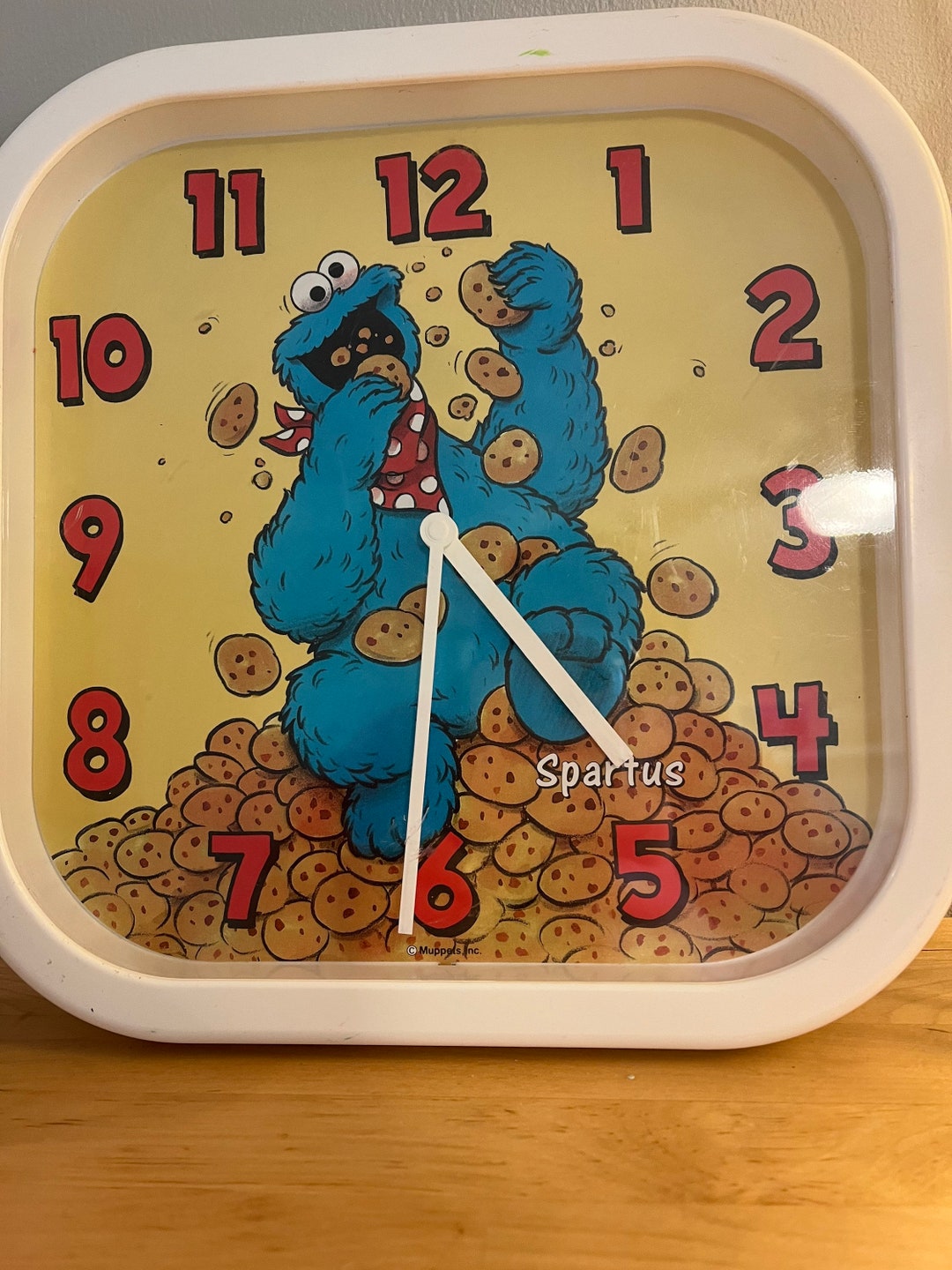 Vintage Spartus Cookie Monster Clock Battery Operated Muppets - Etsy