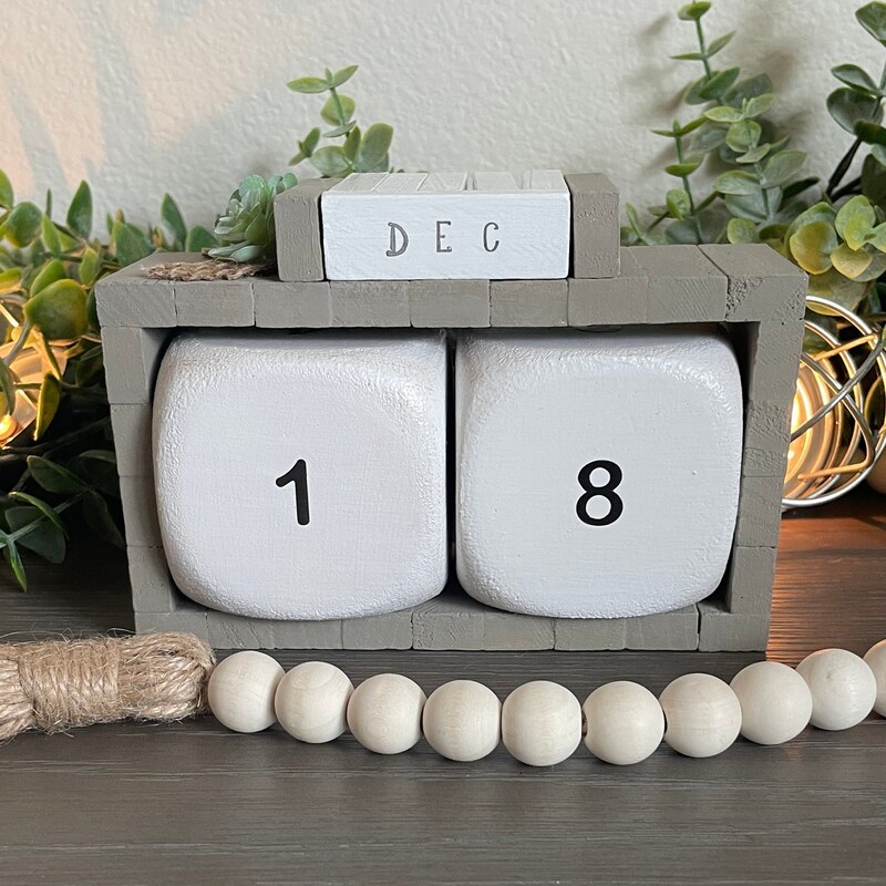 Block Calendar - Etsy