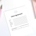 Client Agreement Contract Template Form | for Personal Concierge ...