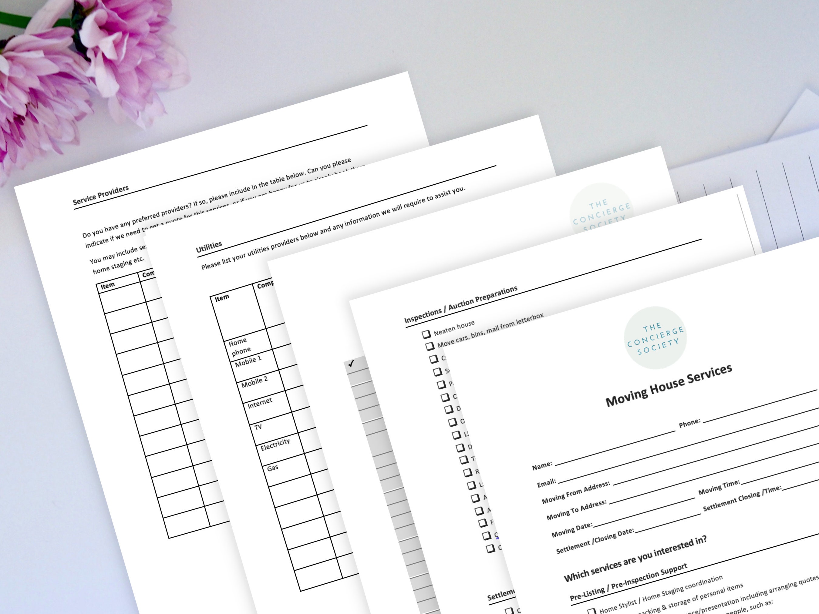 Personal Concierge Moving House Checklist - 5 Pages - Fully ...