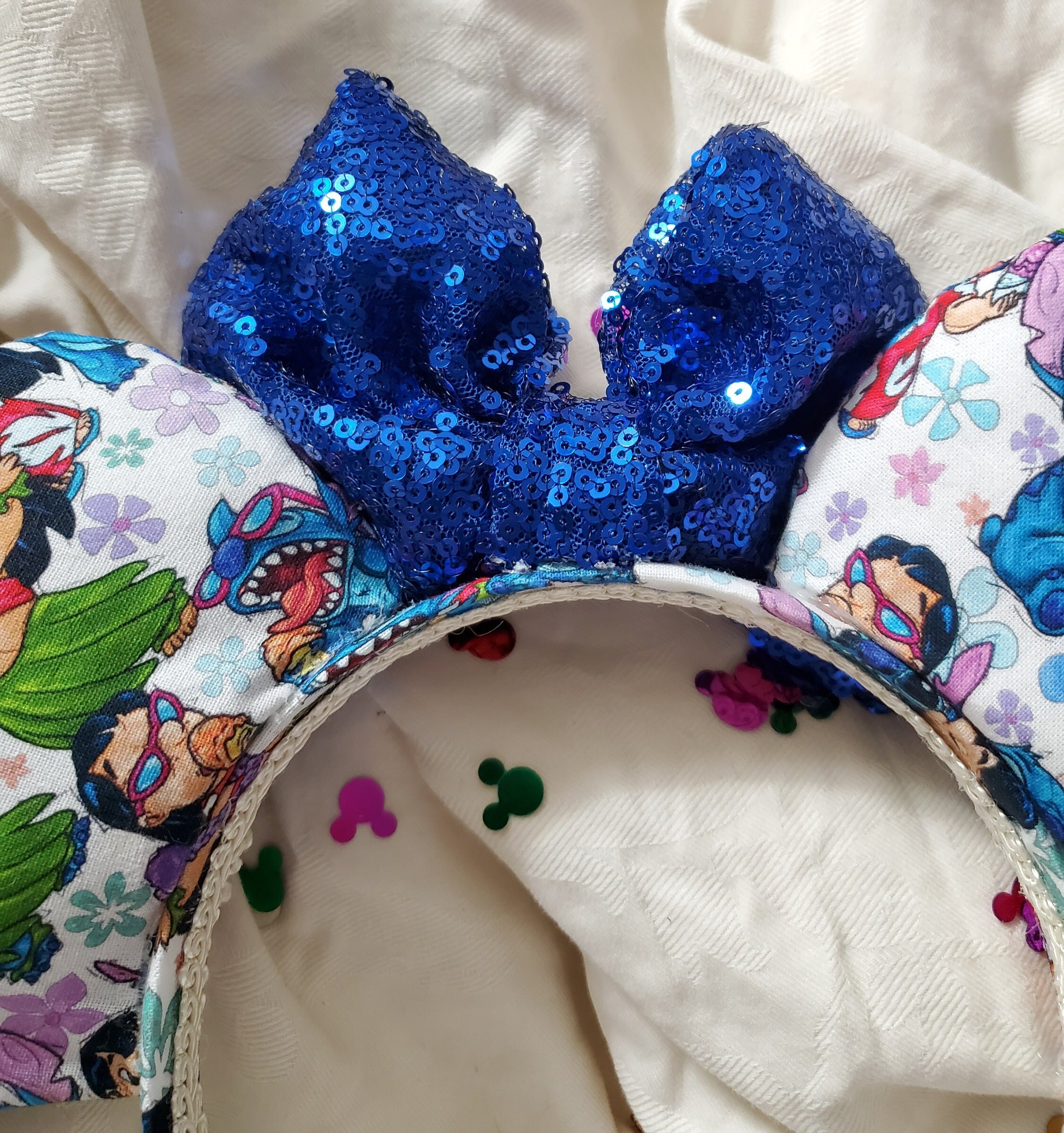 Lilo & Stitch OHANA Hula Ice Cream Hugs Love Best Friends Disney World ...