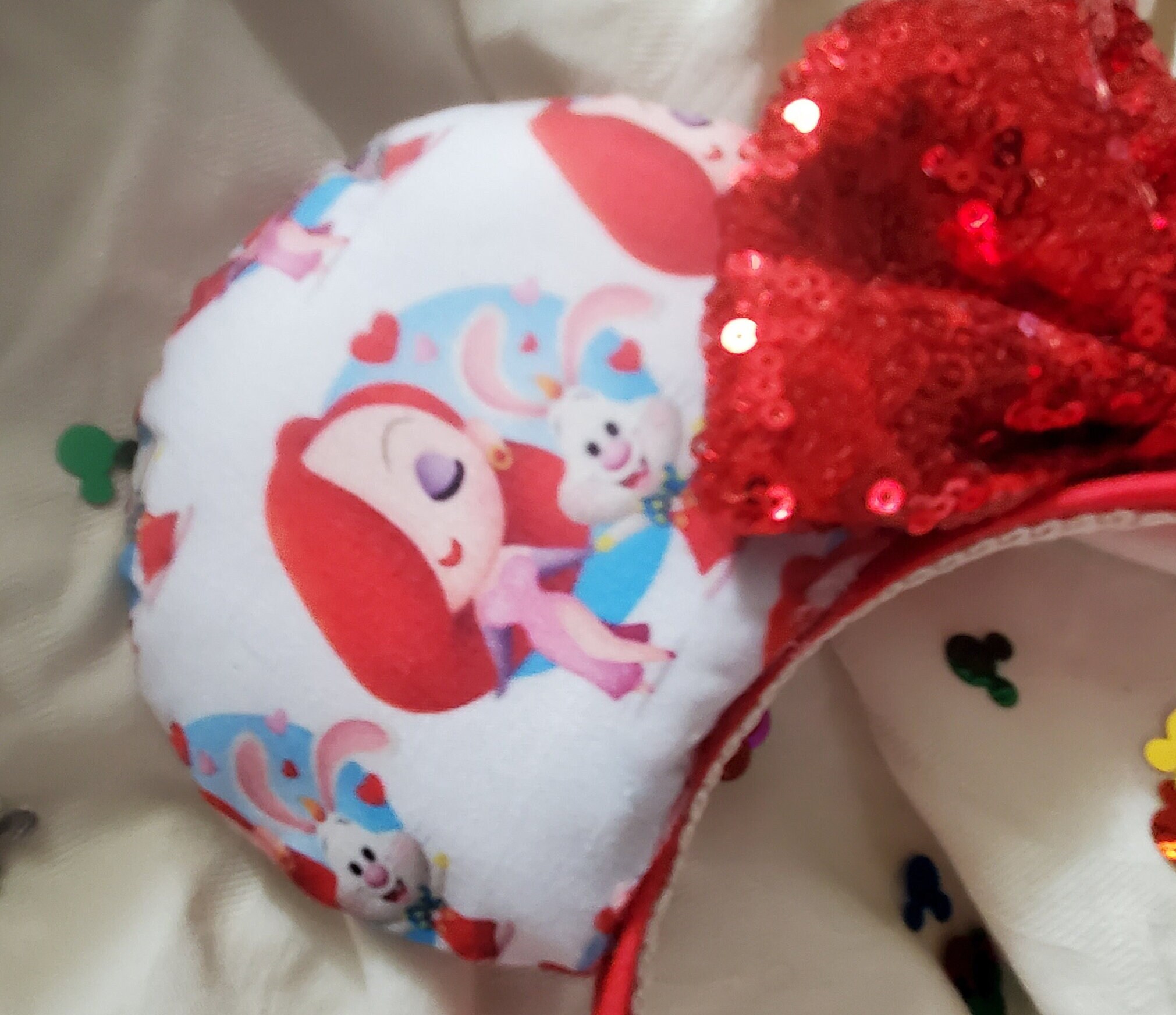 Roger Rabbit & Jessica Rabbit Cutie Mouse Ears Benny the Cab Who Framed ...