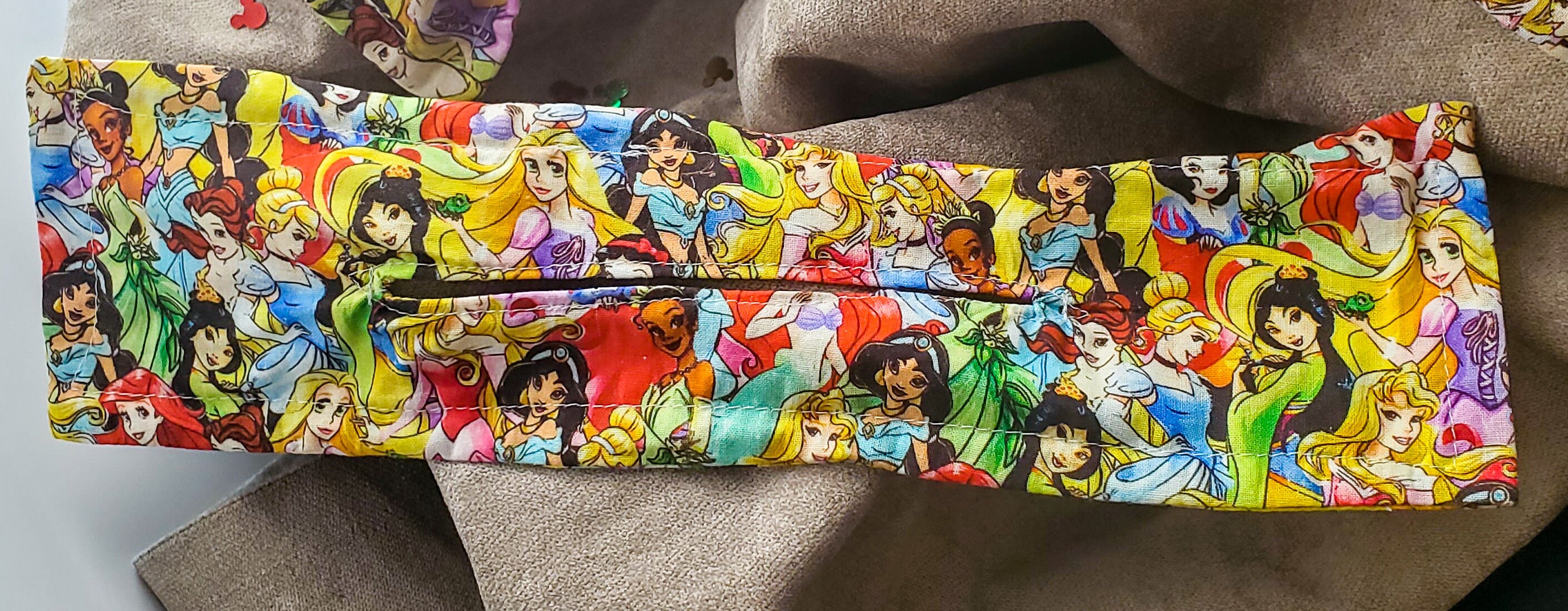 Disney Princesses Bun Wrap Bow Cinderella Belle Snow White Rapunzel ...