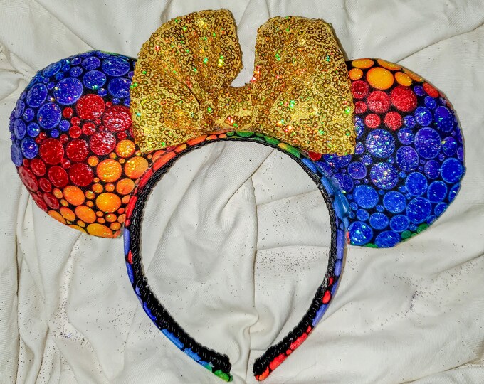 Inside Out Core Memory Minnie Mouse Ears Joy Saddness Disgust Anger ...