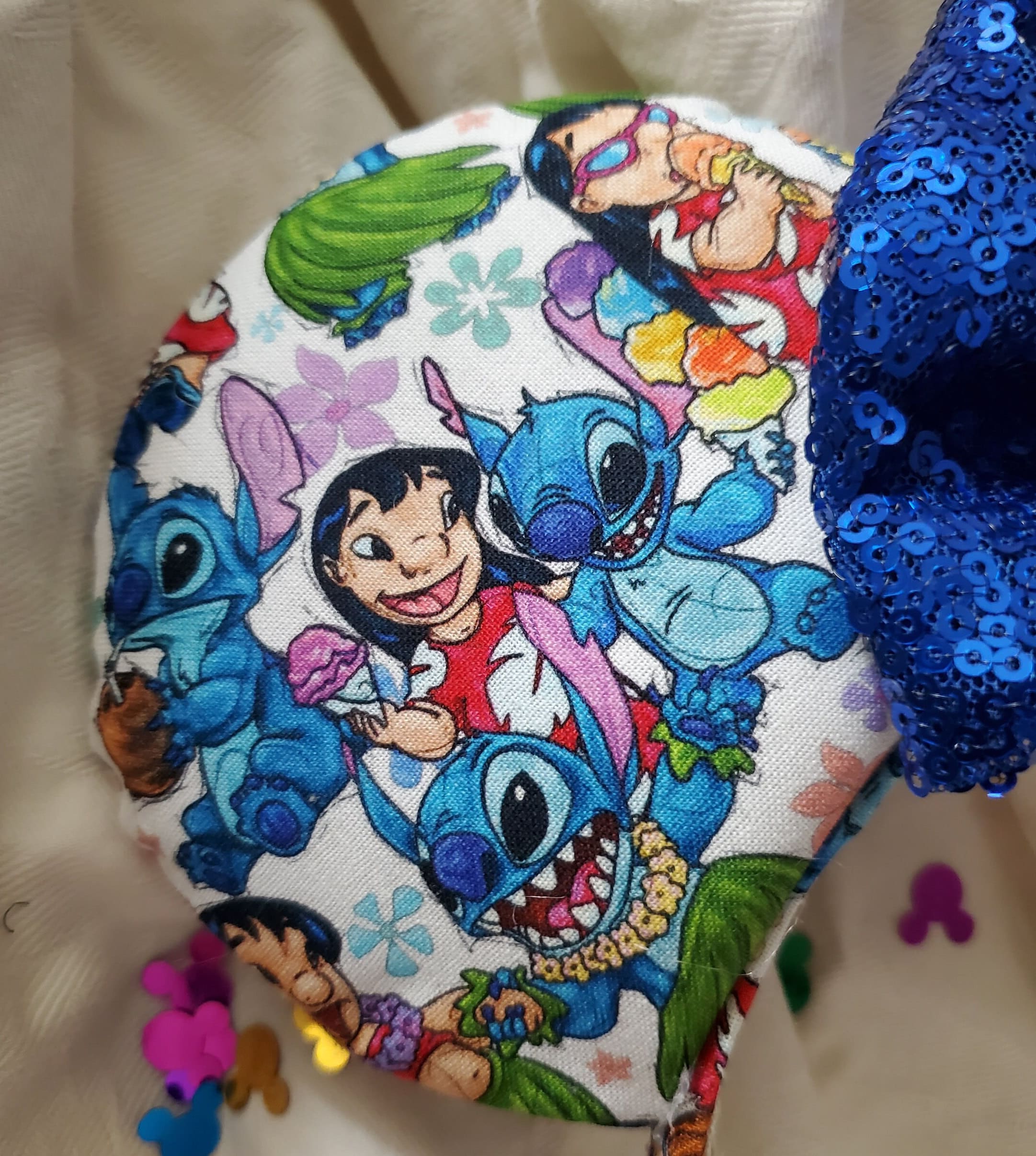 Lilo & Stitch OHANA Hula Ice Cream Hugs Love Best Friends Disney World ...