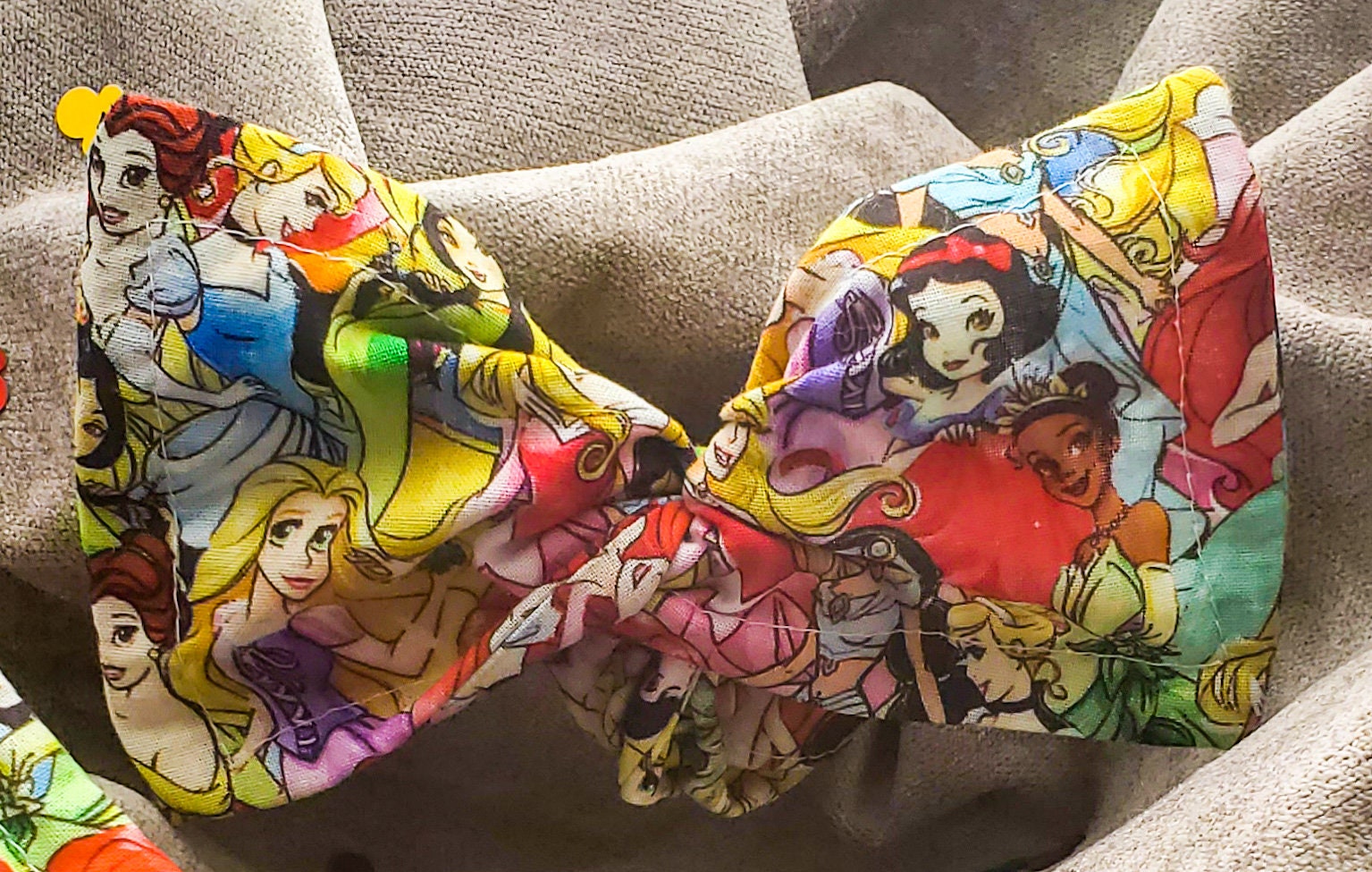 Disney Princesses Bun Wrap Bow Cinderella Belle Snow White Rapunzel ...
