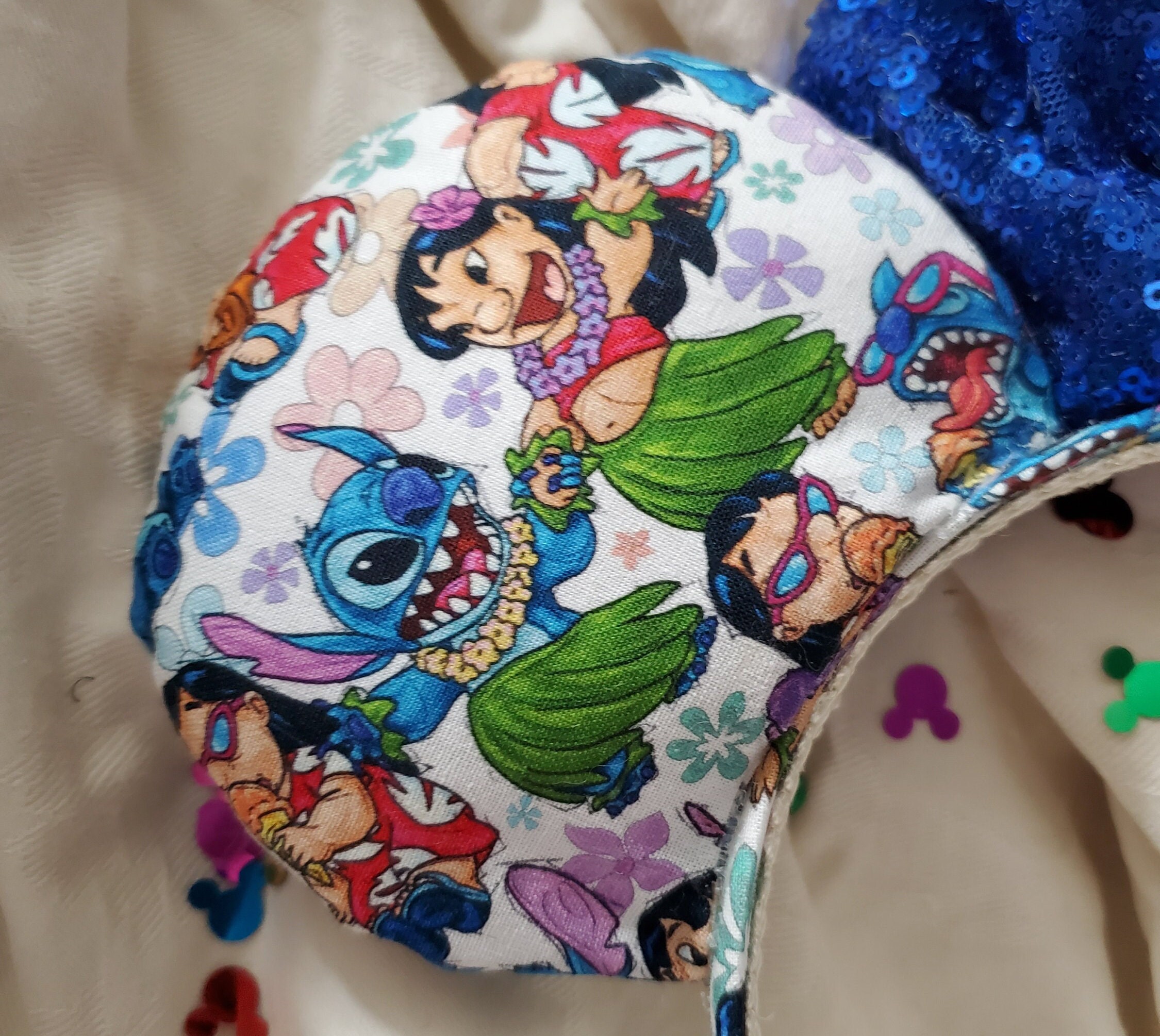 Lilo & Stitch OHANA Hula Ice Cream Hugs Love Best Friends Disney World ...
