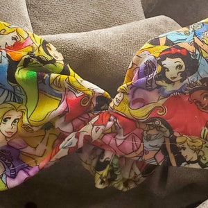 Disney Princesses Bun Wrap Bow Cinderella Belle Snow White | Etsy