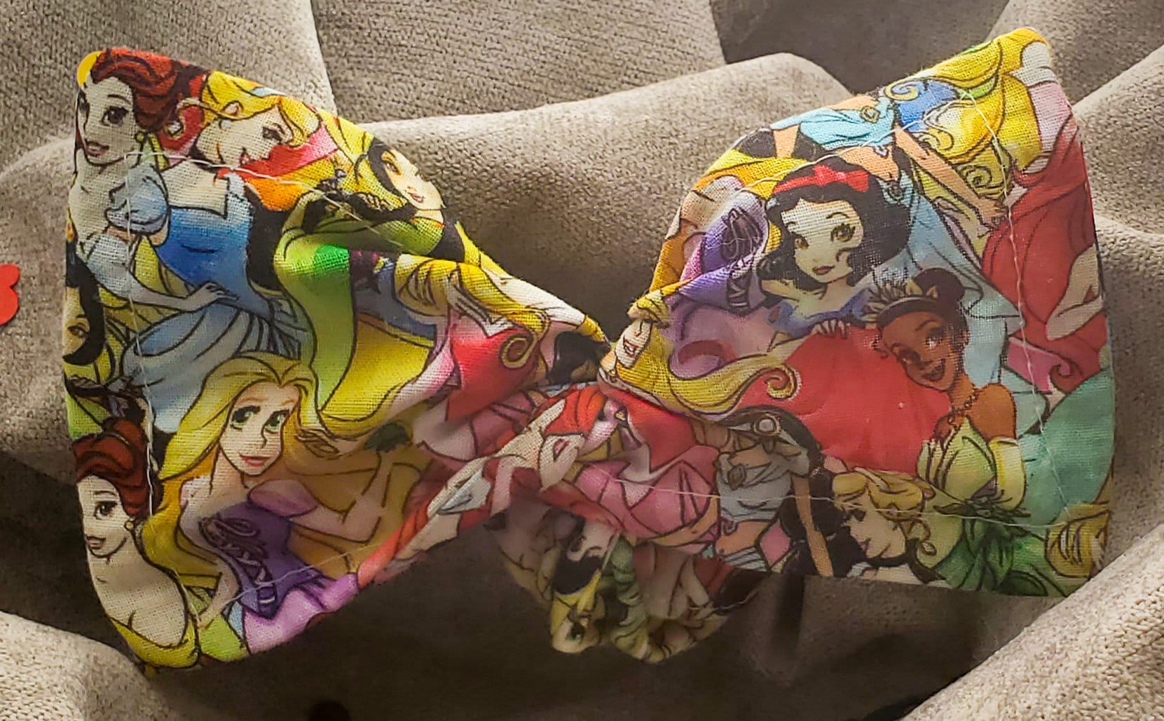 Disney Princesses Bun Wrap Bow Cinderella Belle Snow White Rapunzel ...