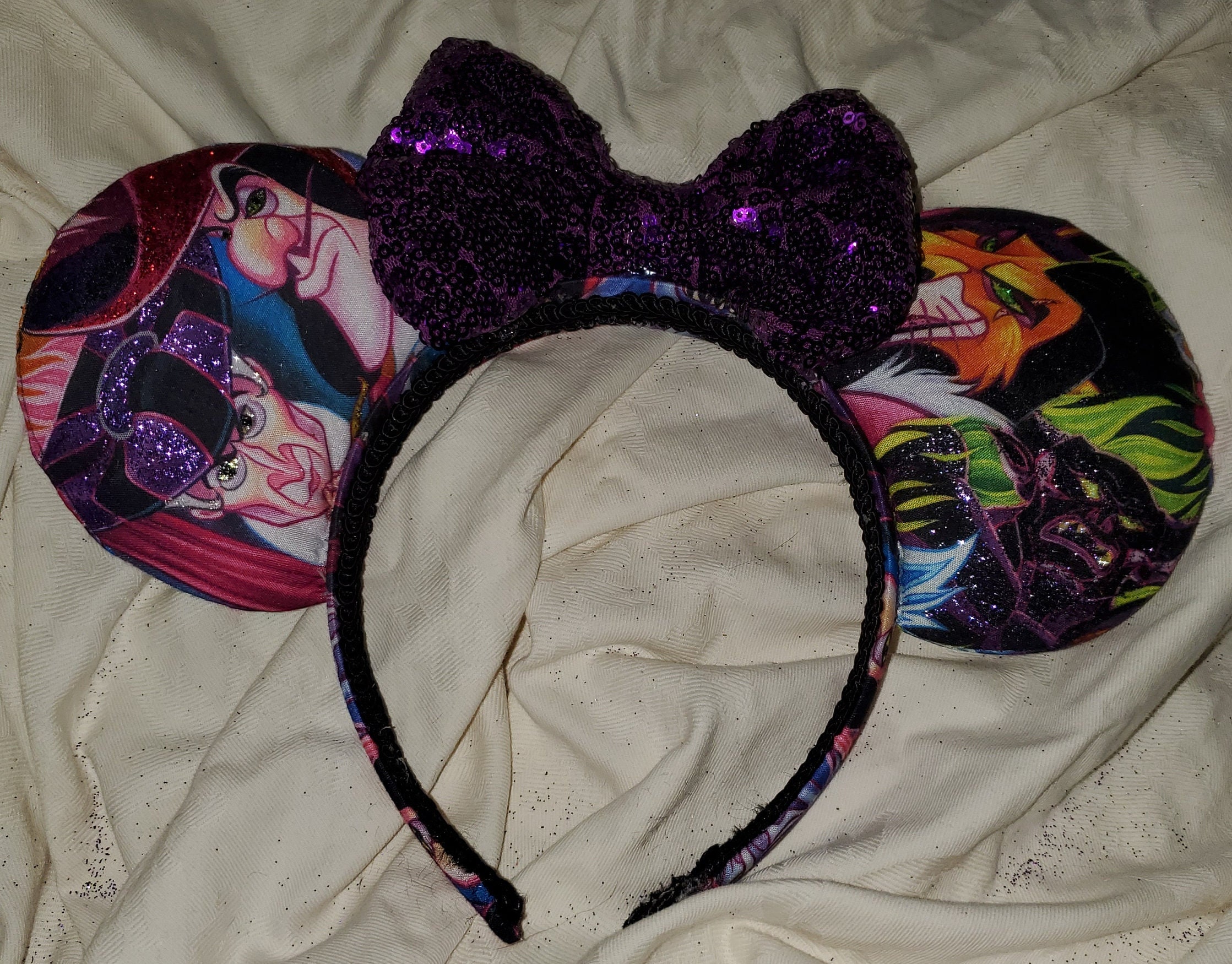 A Disney Villans Minnie Mouse Ears : Scar Jafar Churnabog - Etsy