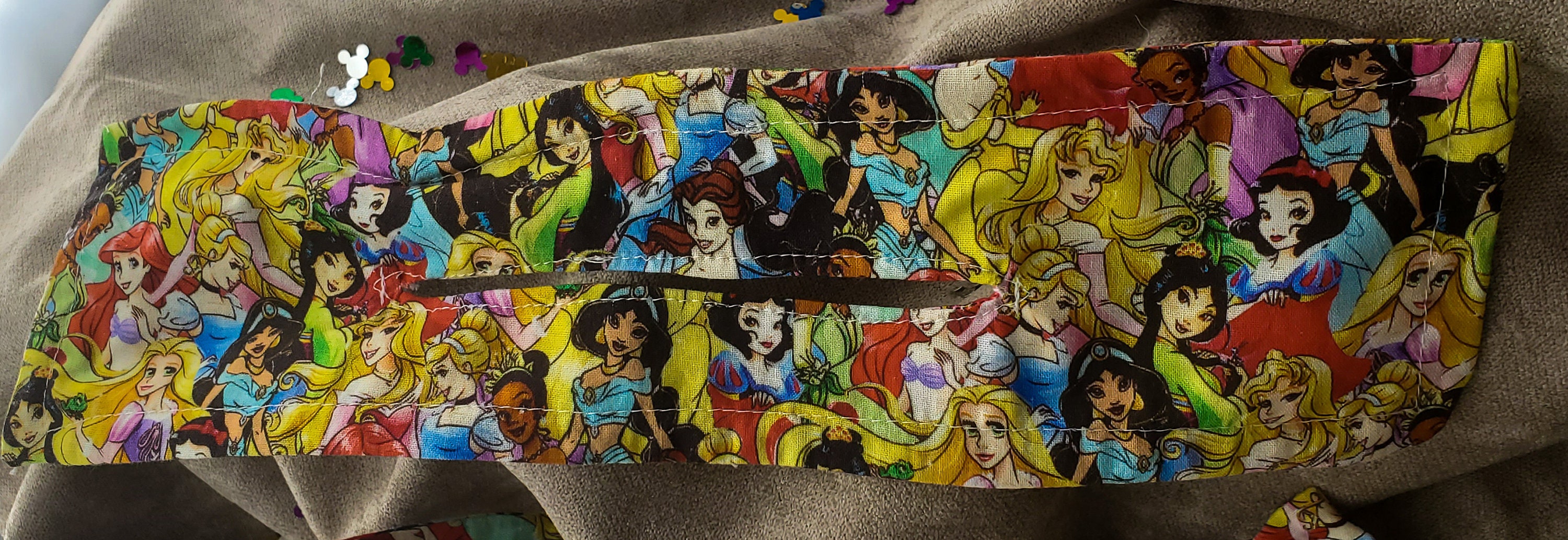 Disney Princesses Bun Wrap Bow Cinderella Belle Snow White Rapunzel ...