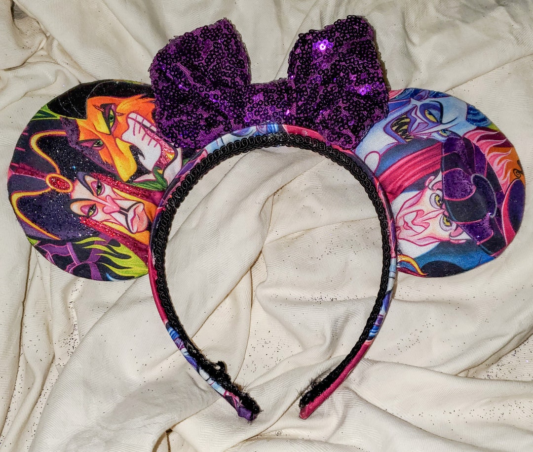 A Disney Villans Minnie Mouse Ears : Scar, Jafar, Churnabog, Frollo ...