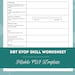 DBT Check the Facts Worksheet | Editable / Fillable PDF Template | for ...