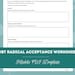 DBT Radical Acceptance Worksheet | Editable / Fillable PDF Template ...