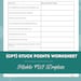 Cognitive Processing Therapy (CPT) Trust Star Worksheet | Editable ...