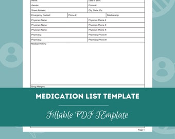 Psychiatric Progress Note | Editable / Fillable PDF Template | for ...