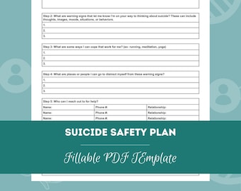 Safety Plan Template - Etsy UK