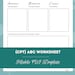 Cognitive Processing Therapy (CPT) ABC Worksheet | Editable / Fillable ...