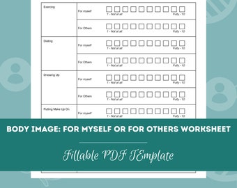 Evidence for Schemas Worksheet Editable / Fillable PDF - Etsy