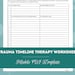 Trauma Timeline Therapy Worksheet | Editable / Fillable PDF Template ...
