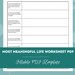 Existential Therapy Most Meaningful Life Worksheet | Editable ...