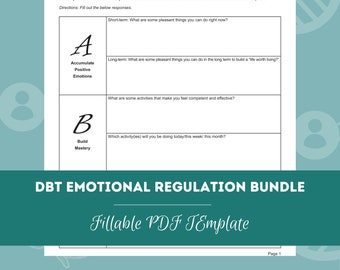 Emotional Regulation Dbt - Etsy